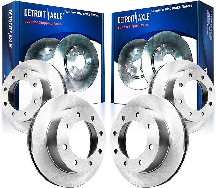 4pc Front & Rear Disc Brake Rotors Kit