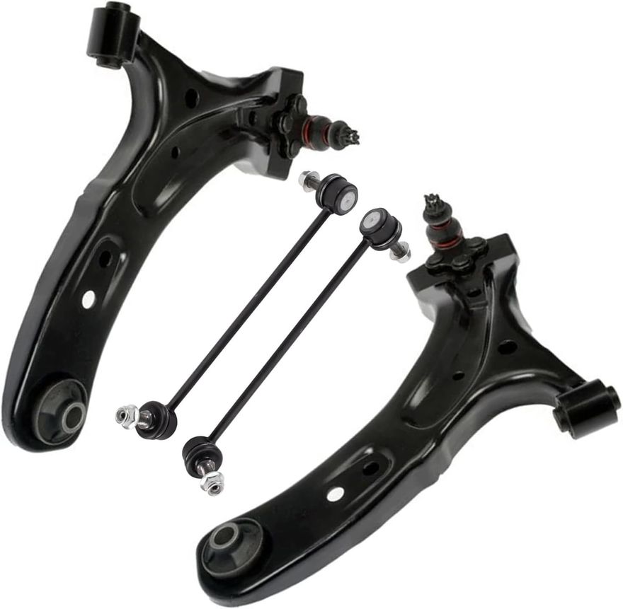 2018 Subaru Impreza 4pc Front Lower Control Arms Sway Bar Links ...