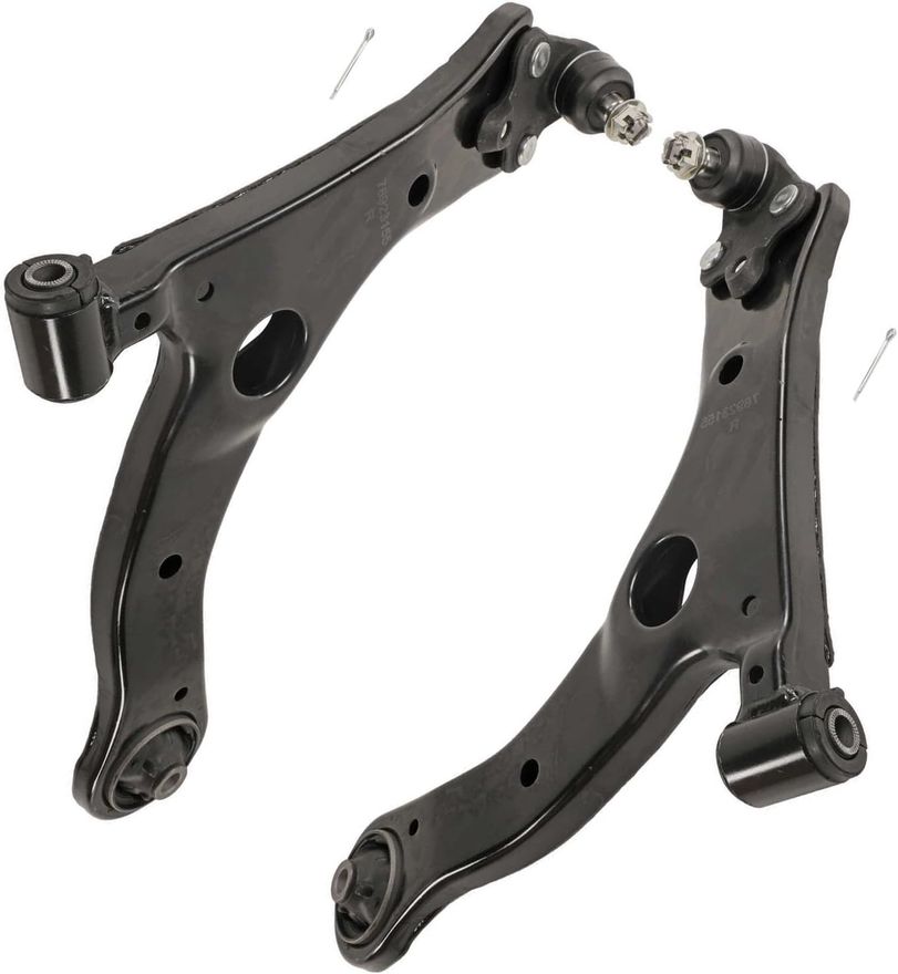 2014 Toyota Corolla 4pc Front Lower Control Arms Wheel Bearings ...