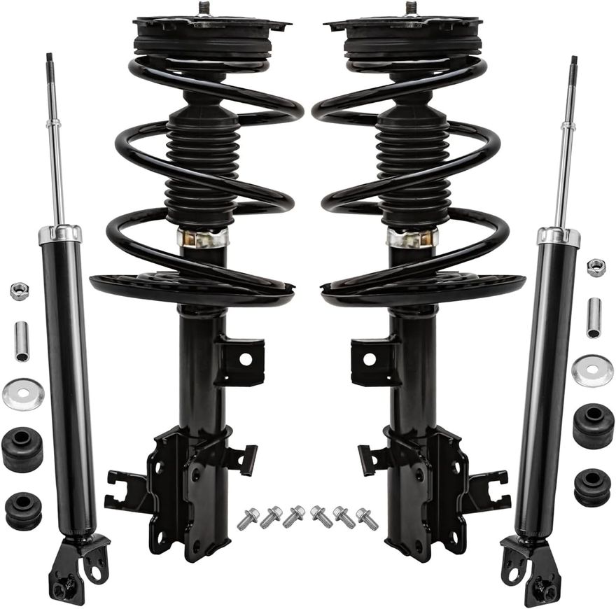 4pc Front Struts Rear Shocks Suspension Kit