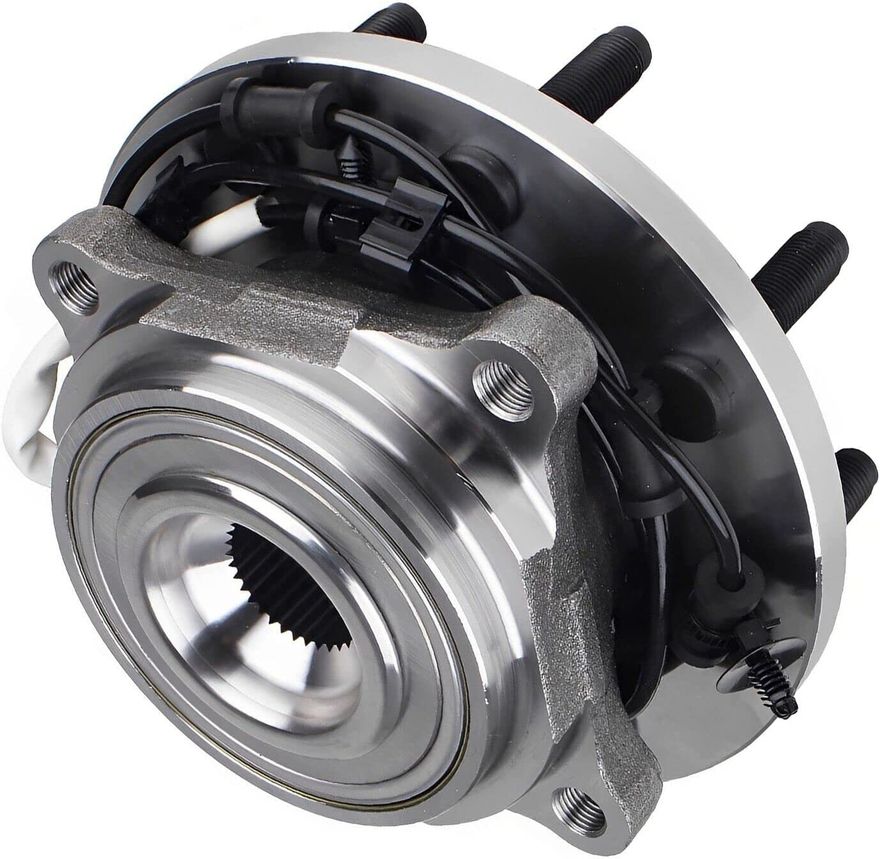 Front Wheel Hub and Bearings (Pair)