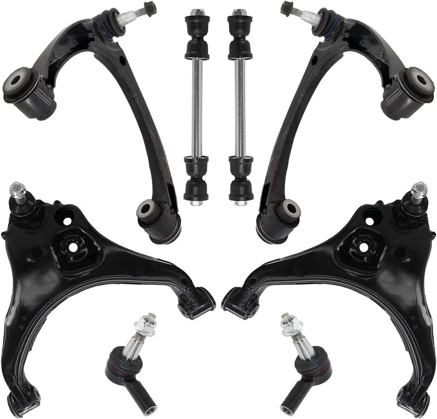 2020 GMC Canyon 8pc Front Upper Lower Control Arms Sway Bar Links Outer ...