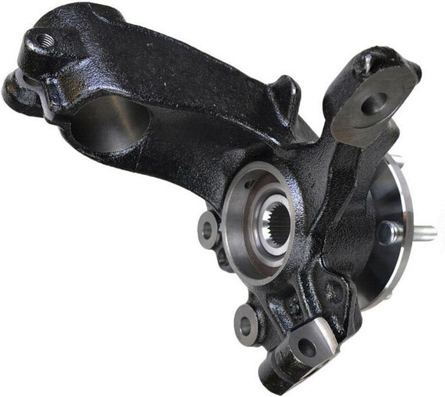 Front Steering Knuckles and Wheel Hub Bearings (Pair)