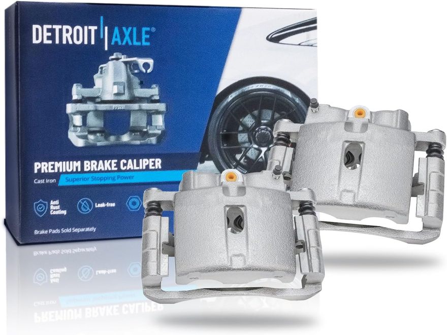 Pair Front Brake Calipers (Remanufactured)