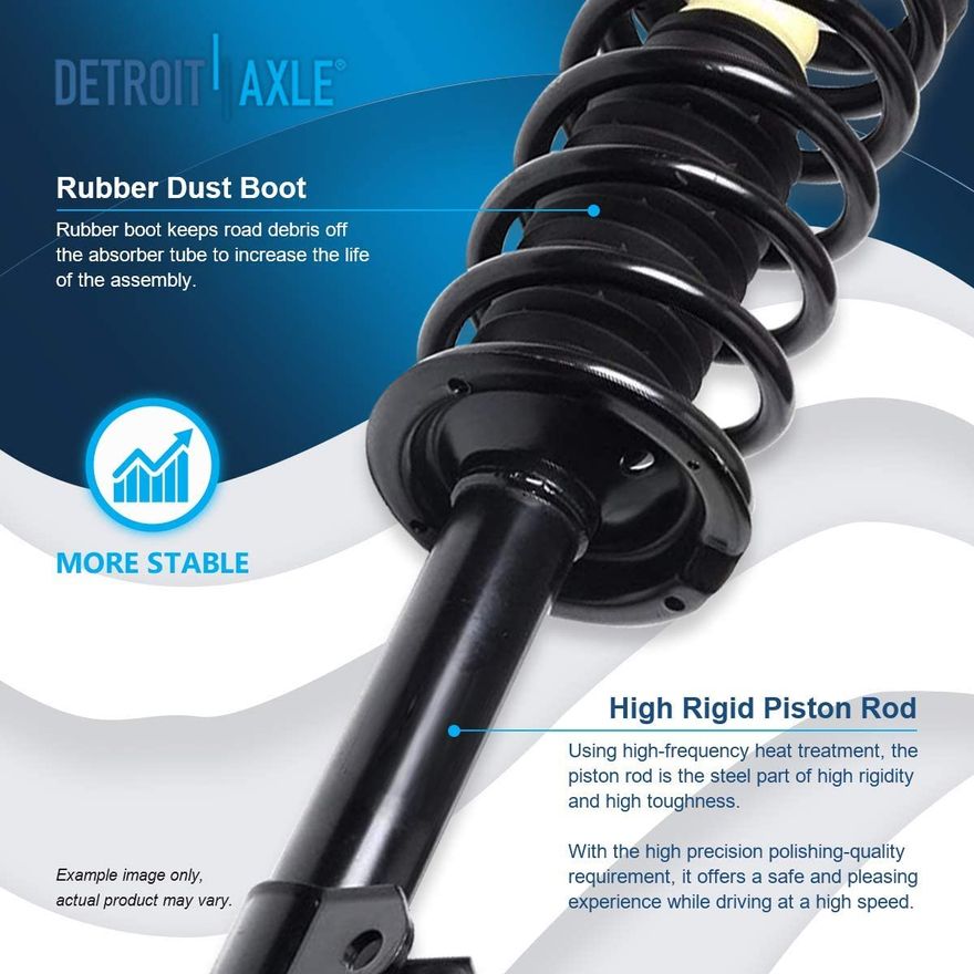 2001 Saturn SL1 Rear Driver or Passenger Side Strut w/Coil Spring